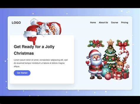 Sunaina Gupta On Linkedin How To Create A Christmas Landing Page With Html Css And Javascript 🎄