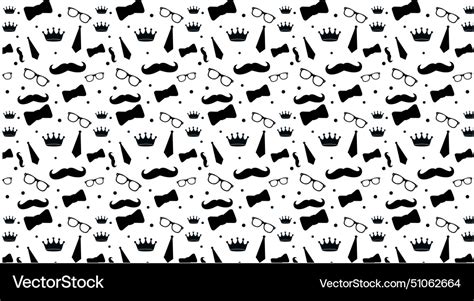 Fathers Day Pattern Design Dad Pattern Royalty Free Vector