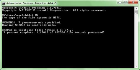 Cum Verificam Hard Disk Ul De Erori Din Command Prompt MyStreet7