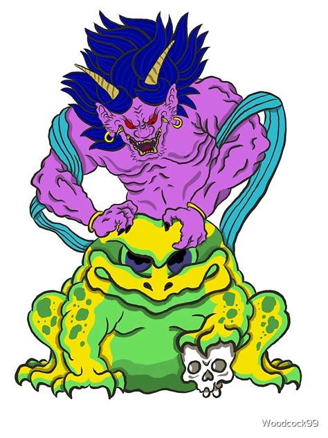 Toad Yokai Poster For Sale By Woodcock99 Redbubble