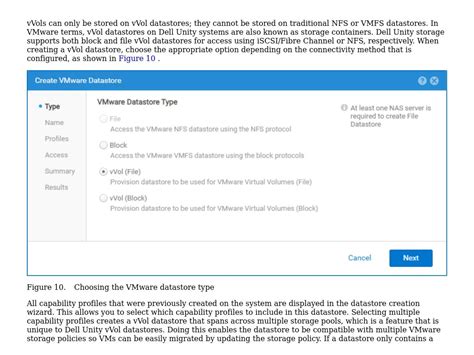 vvol datastores dell unity virtualization integration dell