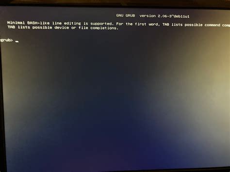unable to pass grub minimal bash like truenas general truenas