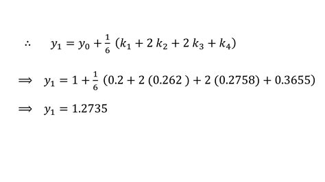 runge kutta method of fourth order pptx
