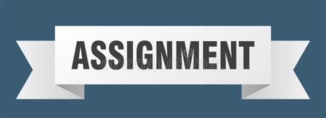 Assignment Banner Stock Illustrations 1130 Assignment Banner Stock
