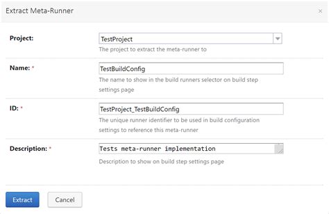 Working With Meta Runner Teamcity On Premises Documentation