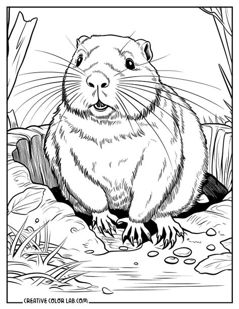 Free Beaver Coloring Pages To Print