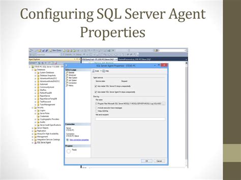 ppt sql server agent powerpoint presentation free download id 1570207