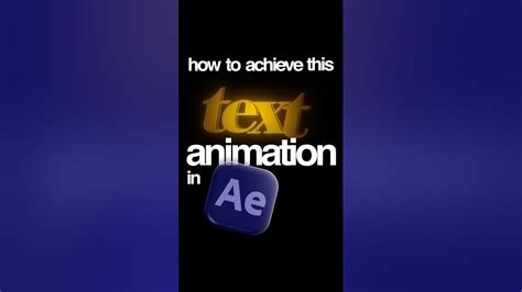 Text Animation Youtube