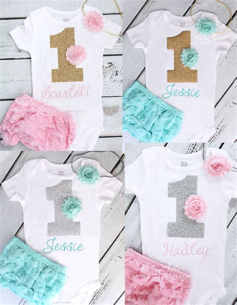 Pink Glitter Gold Birthday Onesie Birthday Shirt Etsy St Birthday Onesie St Birthday