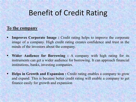 Credit Rating Agency Pptx Business Accounting And Finance Business