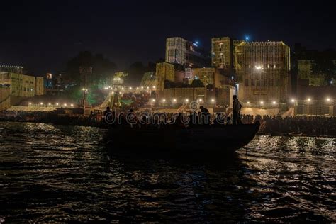 Dev Deepavali In Varanasi India Stock Image Image Of Watercraft Boat 346984657