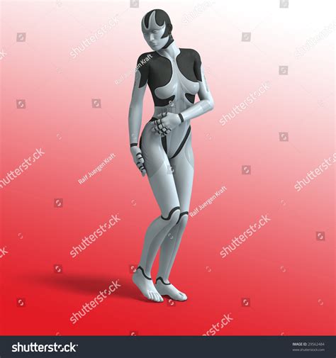 Sexy Female Android Robot Clipping Path Stock Illustration 29562484 Shutterstock