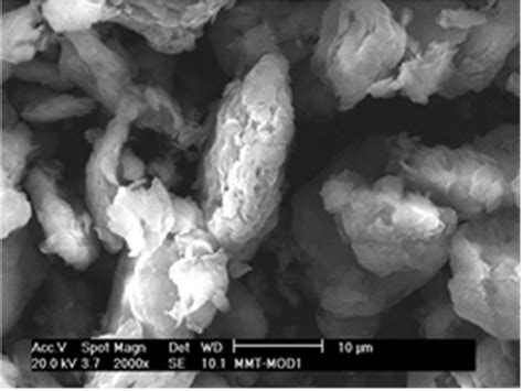 X Ray Diffraction Xrd Patterns Of A Neat Montmorillonite Mmt B