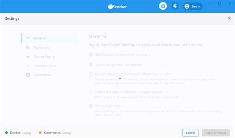 Kubernetes Hangs On Starting Phase In UI Issue Docker For Win GitHub