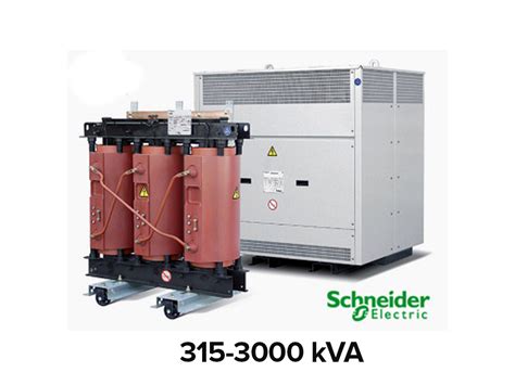 Trihal Cast Resin Dry Type Transformer 315 3000 Kva Schneider