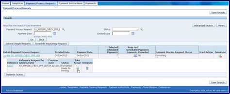Oracle Applications Oracle R Ap Checks Setups And Process Training Guide