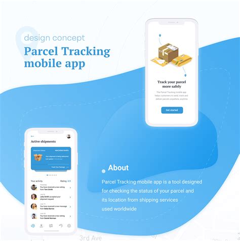 Parcel Tracking Mobile App Ui Ux Design Behance