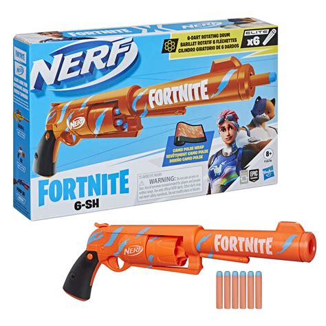 Nerf Fortnite 6 Sh Dart Blaster Camo Pulse Wrap Hammer