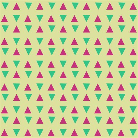 Green And Violet Pyramid Triangle Seamless Pattern On Yellow Background Design 21572453 Vector