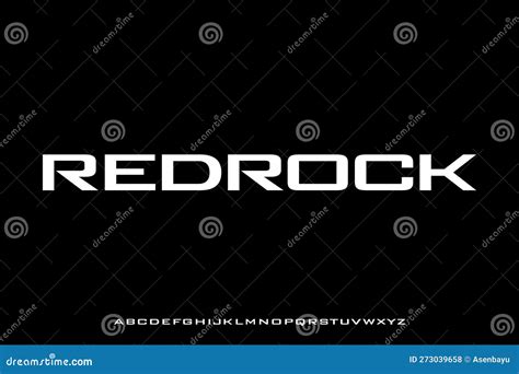 Luxury Futuristic Wide Display Font Vector Stock Vector Illustration Of Vector Strong 273039658