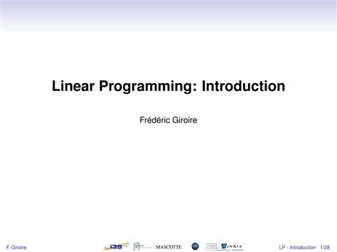 Slides Linear Programming Introduction Pdf