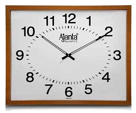 Wood Ajanta 147 Analog Wall Clock At Best Price In Bengaluru Id