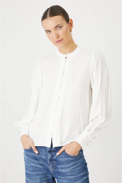 Medicine Bluza Femei Culoarea Alb Neted Answear Ro