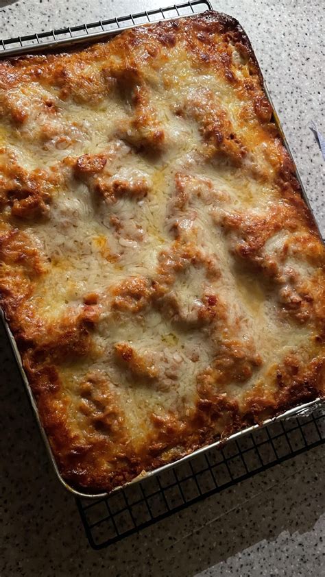 Made Lasagna For The First Time Dining And Cooking