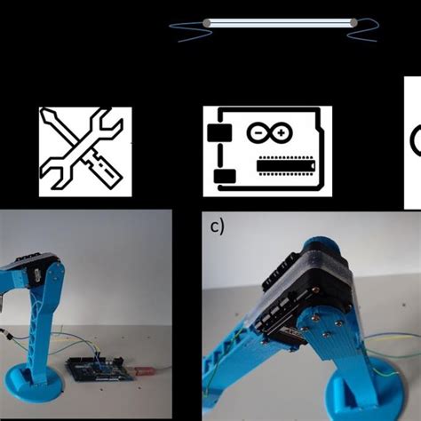 A Steps Of Fabricating The Robot Arm Using Open Source Crane Robot Download Scientific Diagram