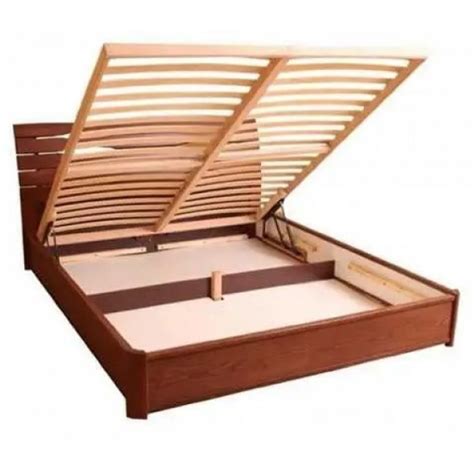 Кровать двуспальная с подъемным механизмом 160х200 с основанием Мария Микс Мебель Орех светлый