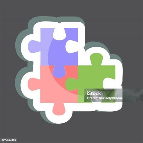 Tekateki Stiker Cocok Untuk Simbol Pemrograman Desain Sederhana Dapat Diedit Vektor Template