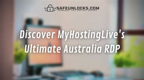 Discover Myhostinglives Ultimate Australia Rdp