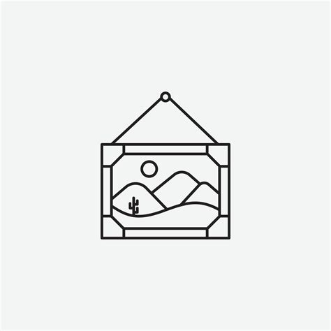 Picture Icon Thin Line Simple Icon 50186913 Vector Art At Vecteezy