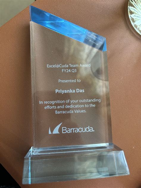 Priyanka Das On Linkedin Barracudanetworks Excelatcuda
