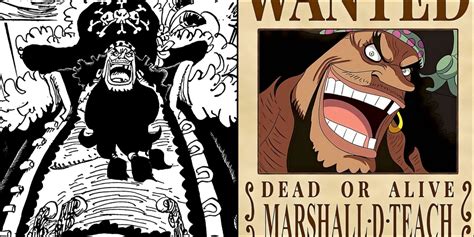 Blackbeard One Piece Wanted