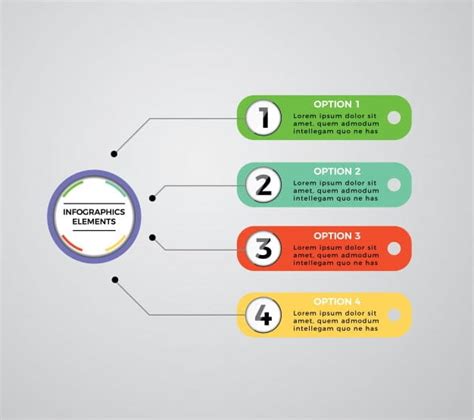 옵션이있는 인포 그래픽 템플릿 Eps Uidownload