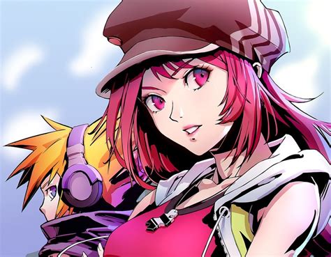 Sakuraba Neku And Misaki Shiki Subarashiki Kono Sekai Drawn By