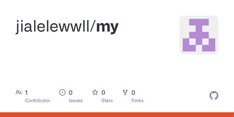 GitHub Jialelewwll My