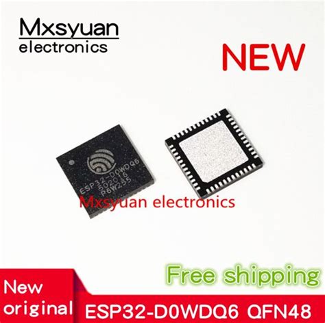 10 ~ 50ชิ้น D0wdq6 Esp32 Smd Ic แบบ Dual Core ไวไฟ Mcu และชิปคอมโบบลูทูธ Qfn 48พิน66มม Lazada
