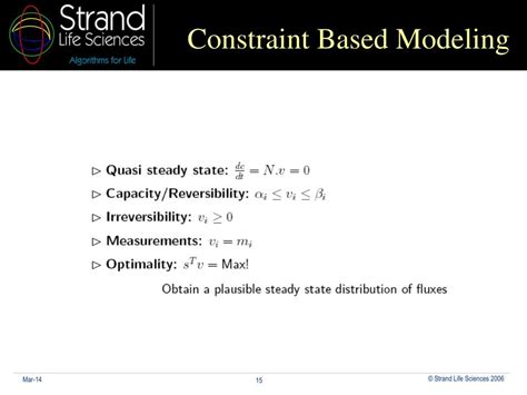 Ppt Quantitative Modeling Of Metabolic Networks Powerpoint