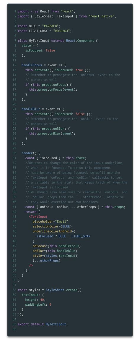 Styling The React Native Textinput On Android By Matteo Mazzarolo Medium