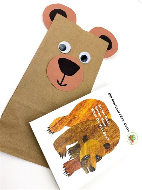 Grab Your Brown Bag And Make This Adorable Brown Bear Paper Bag Craft
