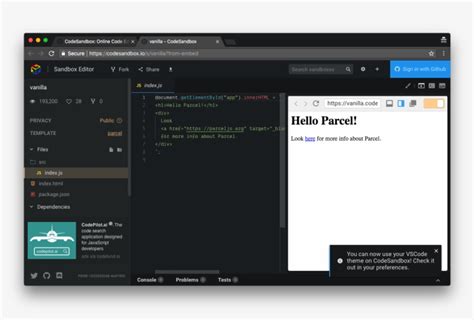 Codesandbox Full Javascript Project Operating System 1260x794 Png