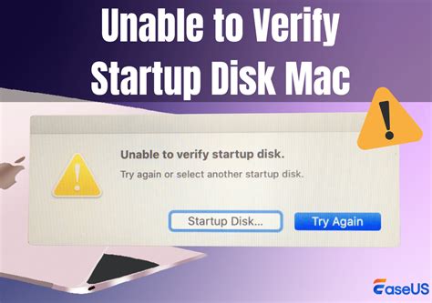 Unable To Verify Startup Disk Mac How To Fix