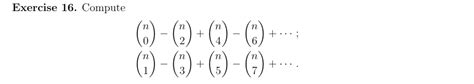 Solved Exercise 16 Compute