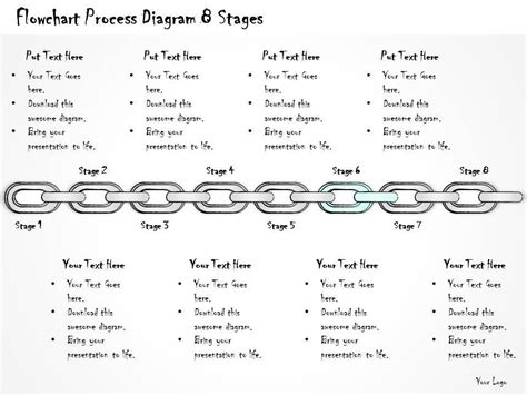 2502 Business Ppt Diagram Chains Flowchart Process Diagram 8 Stages Powerpoint Template