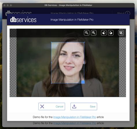 Image Manipulation In Claris Filemaker Db Services