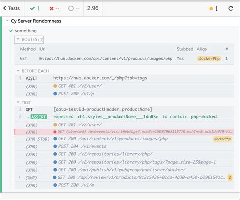 Bug Cypress Route Doesnt Match 100 Of The Time · Issue 5161