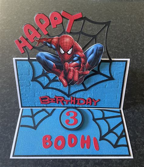 Spider Man Birthday Card