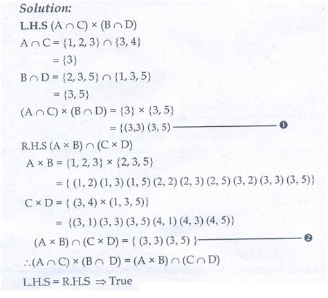 Exercise Cartesian Product Problem Questions With Answer Solution